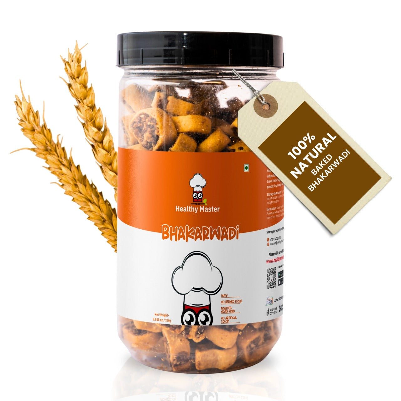 Light and Crispy Bhakarwadi | Contains Gram Flour - Source of Protein