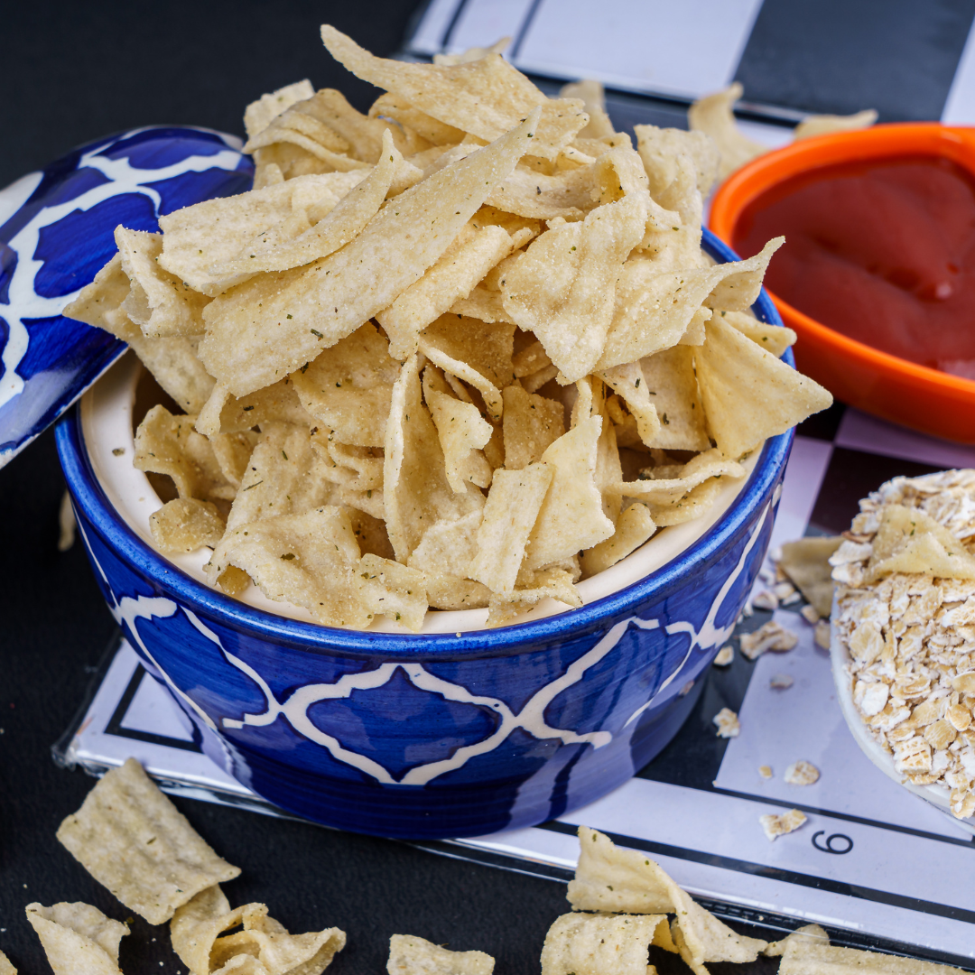 Oats Chips - Light and Crispy (Cream and Onion)