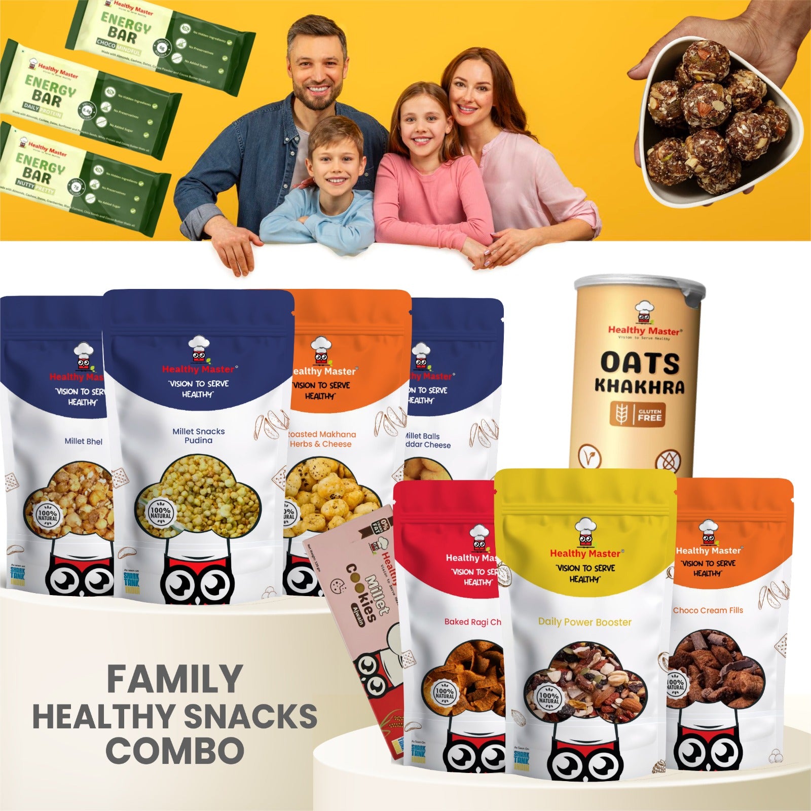 Family Healthy Snacks Combo set - Healthy Master - Healthy Master